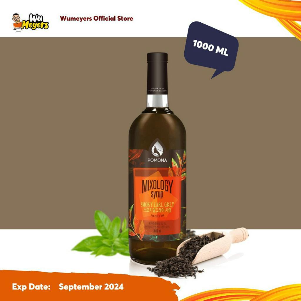 Jual Pomona Smoky Earl Grey Syrup 1000 ml Sirup Pomona Smoky Earl Grey ...