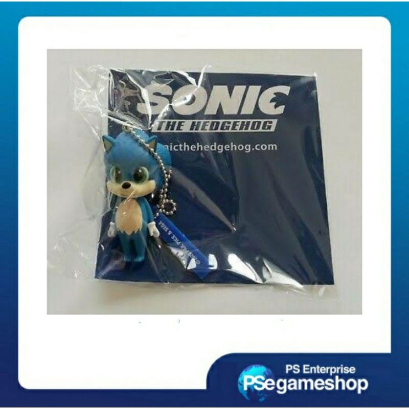 Jual Sonic the Hedgehog Movie Baby Sonic Keychain Figure SEGA Official ...