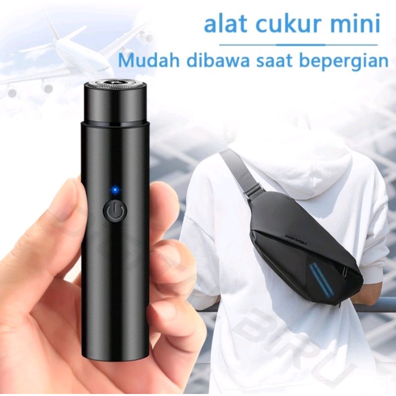 Jual Alat Cukur Jenggot Elektrik Mini Portable USB Charging / Shaver ...