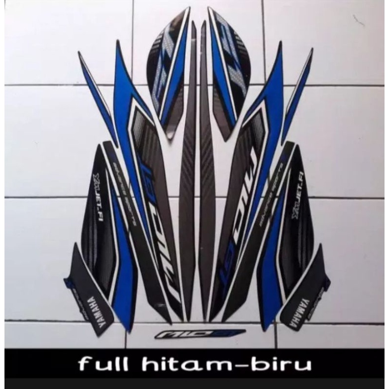 Jual STICKER STRIPING FULL SET LIS LIST BODI MOTOR YAMAHA MIO GT TAHUN ...