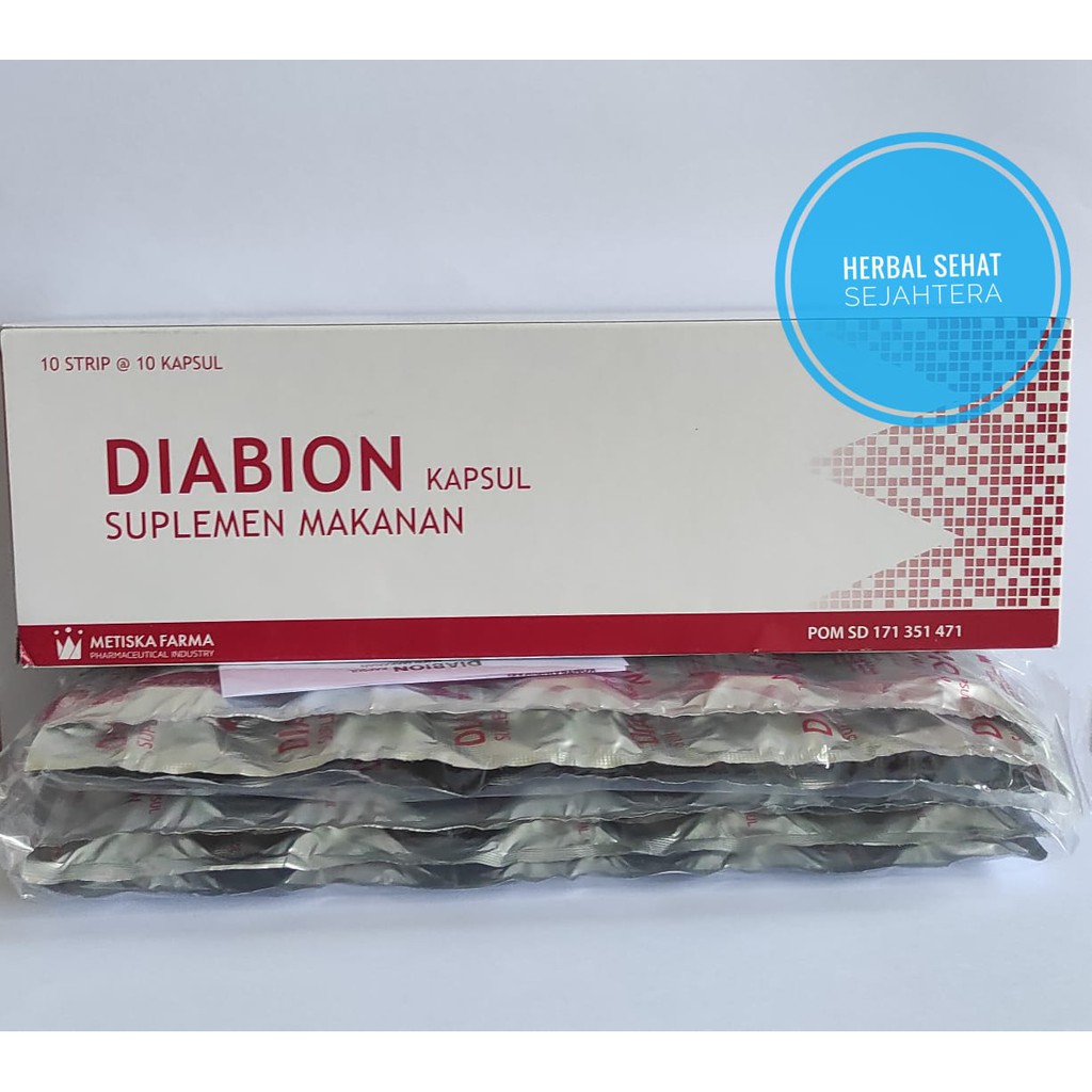 Jual Diabion isi 10 Kapsul- Metiska Farma | Shopee Indonesia