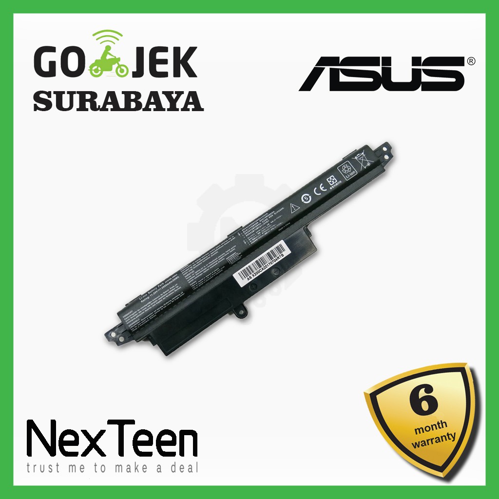 Jual Baterai Batre Asus Vivobook X200 X200ca X200m X200ma X200C F200MA F200CA A31N1302 | Shopee ...