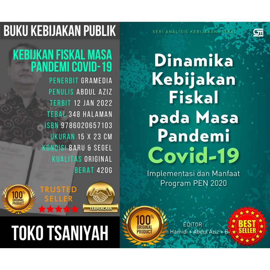 Jual Buku Kebijakan Publik Dinamika Kebijkan Fiskal Pada Masa Pandemi Covid-19 Implementasi dan ...