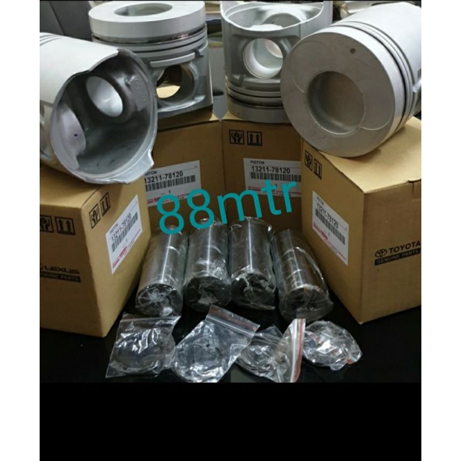 Jual piston assy set atau seher komplit hino dutro ht125 ht 125 | Shopee Indonesia