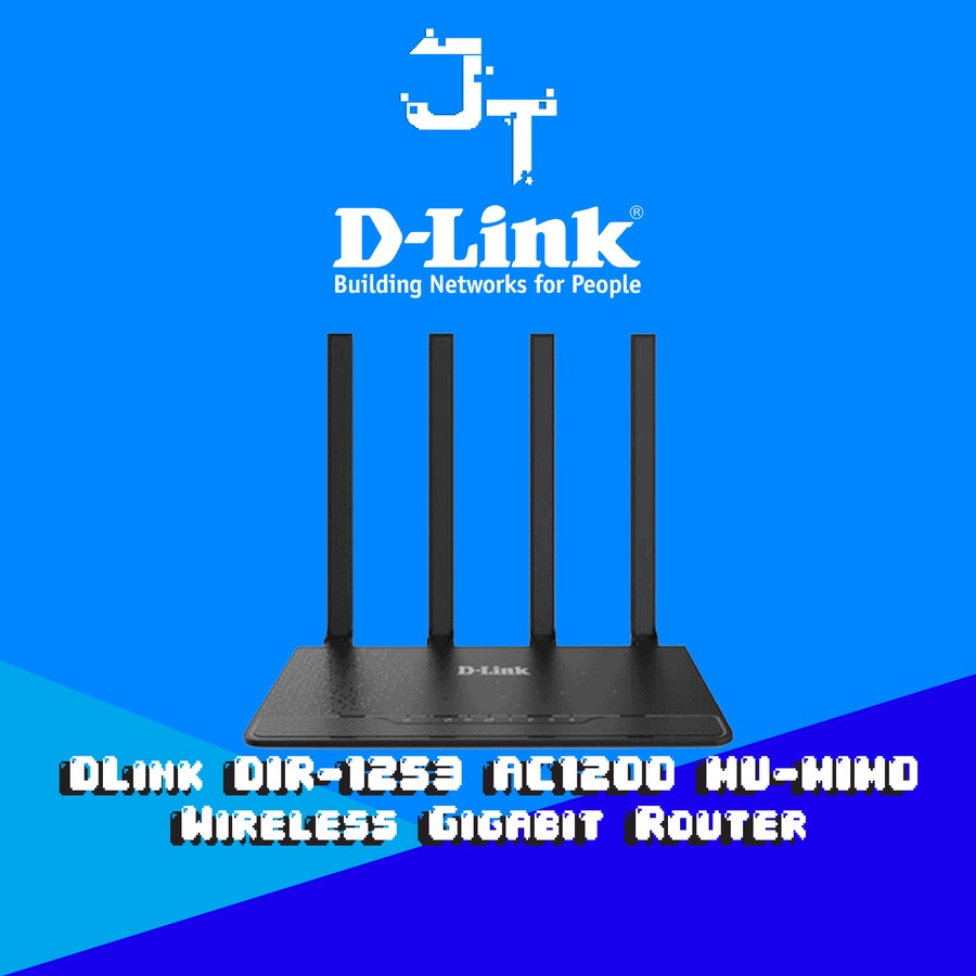 Jual D-Link DIR-1253 AC1200 MU-MIMO Dual-Band Gigabit Mesh Supported ...