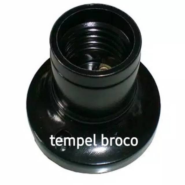 Jual FITTING TEMPEL BROCO/fiting broco/alat listrik/lamp holder ...