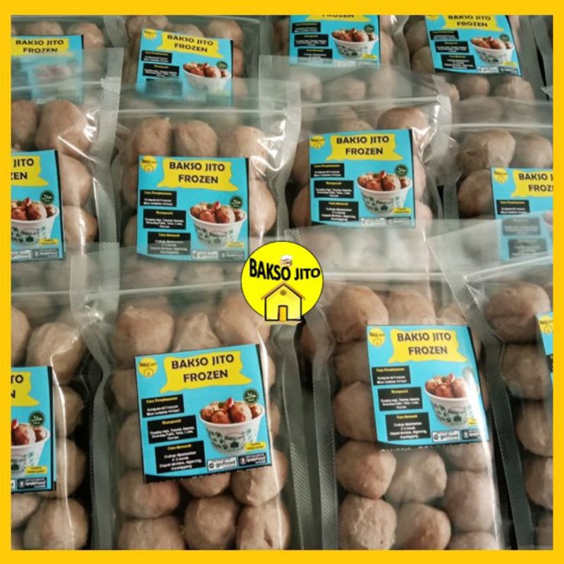 Jual Bakso Frozen Daging Sapi Asli isi 18 Pcs, HALAL dari Bakso Jito ...