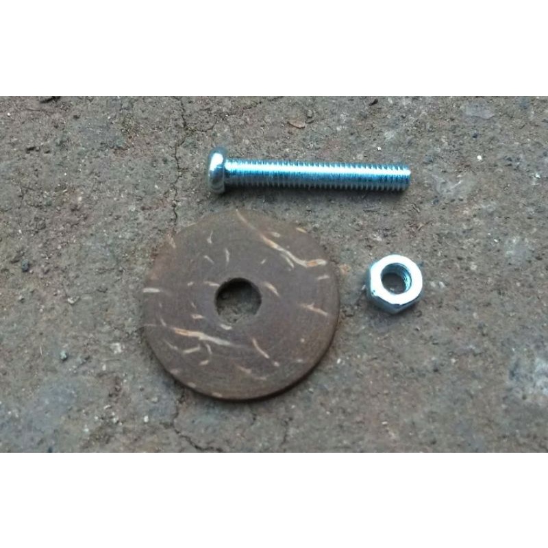 Jual paket kancing bathok dengan mur baut panjang 3cm | Shopee Indonesia