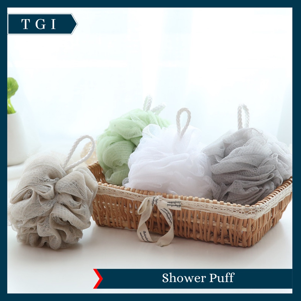 Jual TGI - SHOWER PUFF PREMIUM SPONS MANDI BATH SPONGE SPONS WARNA ...