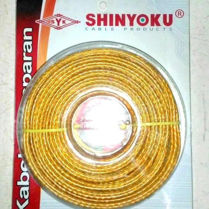 Jual SHINYOKU KABEL SPEAKER TRANSPARAN 2X120 PANJANG 20METER/ KABEL ...