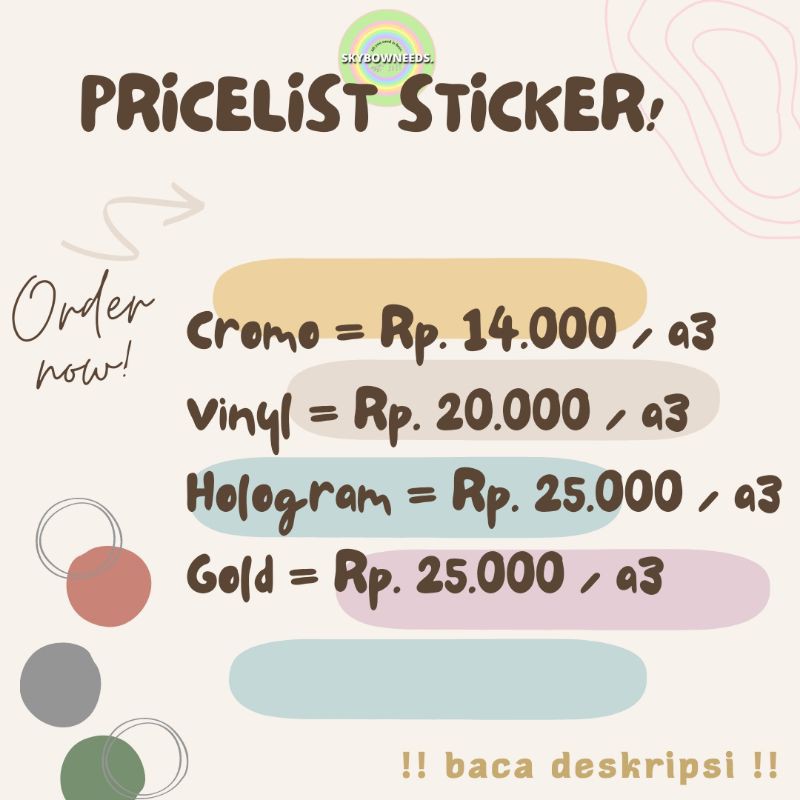 Jual STICKER CUSTOM | Shopee Indonesia