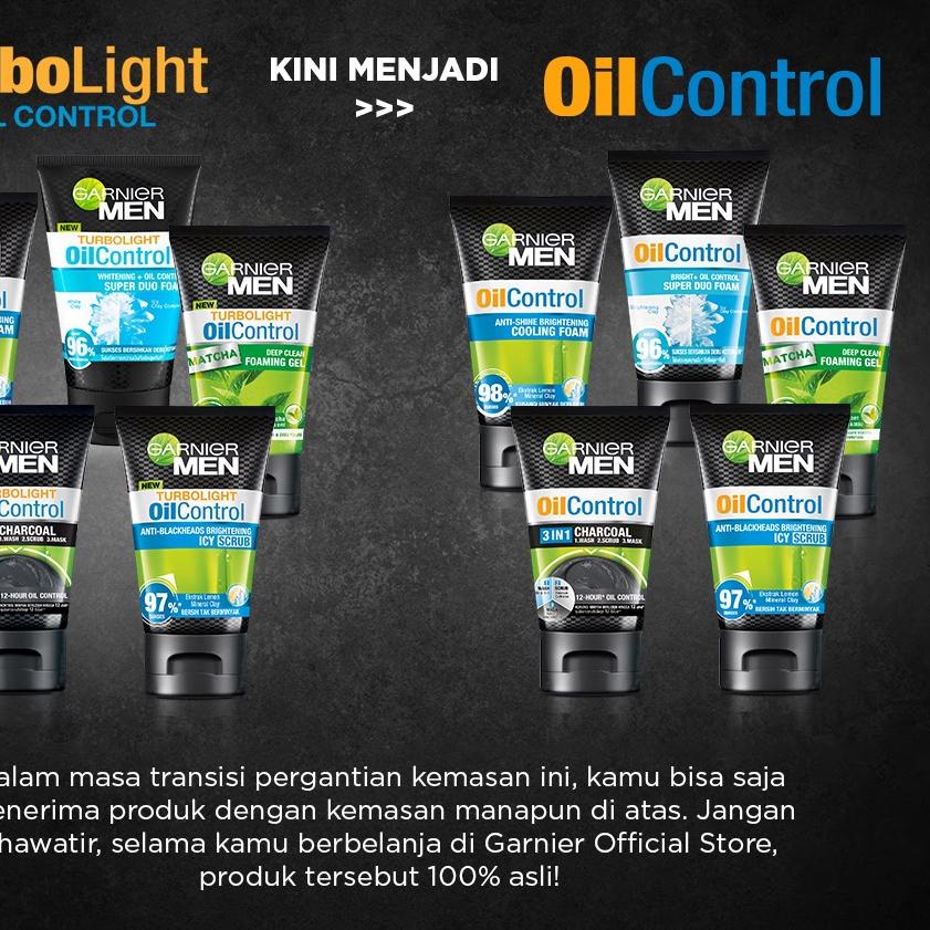 Jual Garnier Men Oil Control Cooling Foam Cleanser - 100 ml Facial Wash ...