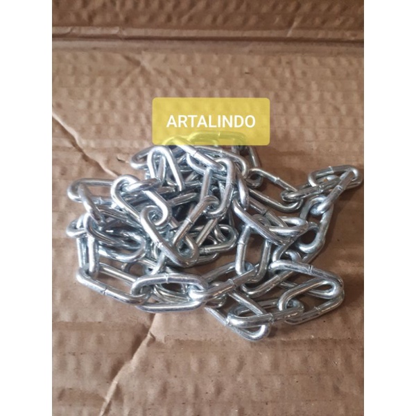 Jual rantai besi/kapal GALVANIS 1/8 FULL ( harga per 1 meter ) | Shopee ...