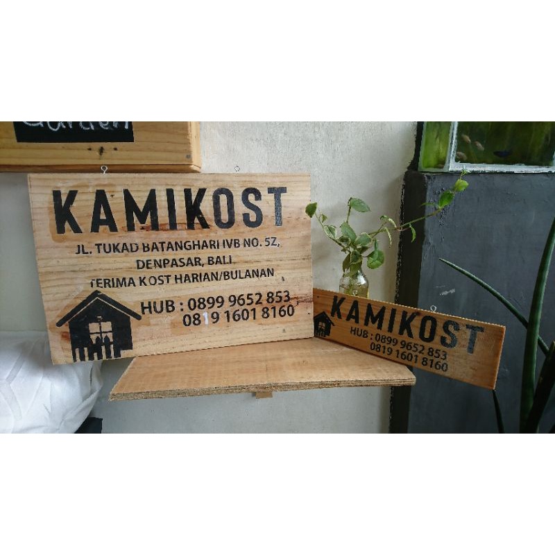 Jual sign board/plang papan nama | Shopee Indonesia