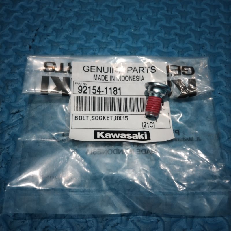 Jual Baut piringan cakram KLX 150 original Kawasaki 92154-1181 | Shopee Indonesia