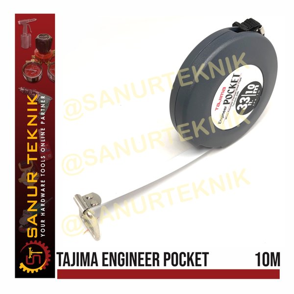 Jual TAJIMA 10 METER ATAU ENGINEER POCKET ATAU METERAN SAKU ATAU METERAN MINI 10 M | Shopee ...