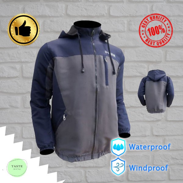 Jual Jaket Outdoor Anti Air Anti Angin Waterproof Windbreaker Pria ...