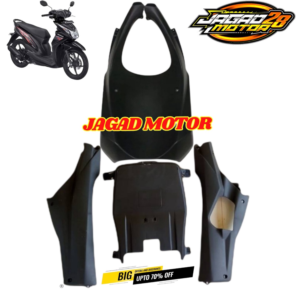 Jual Cover Body Kasar Honda Beat fi th 2013 - 2015 ( 3 ITEM ) | Shopee ...