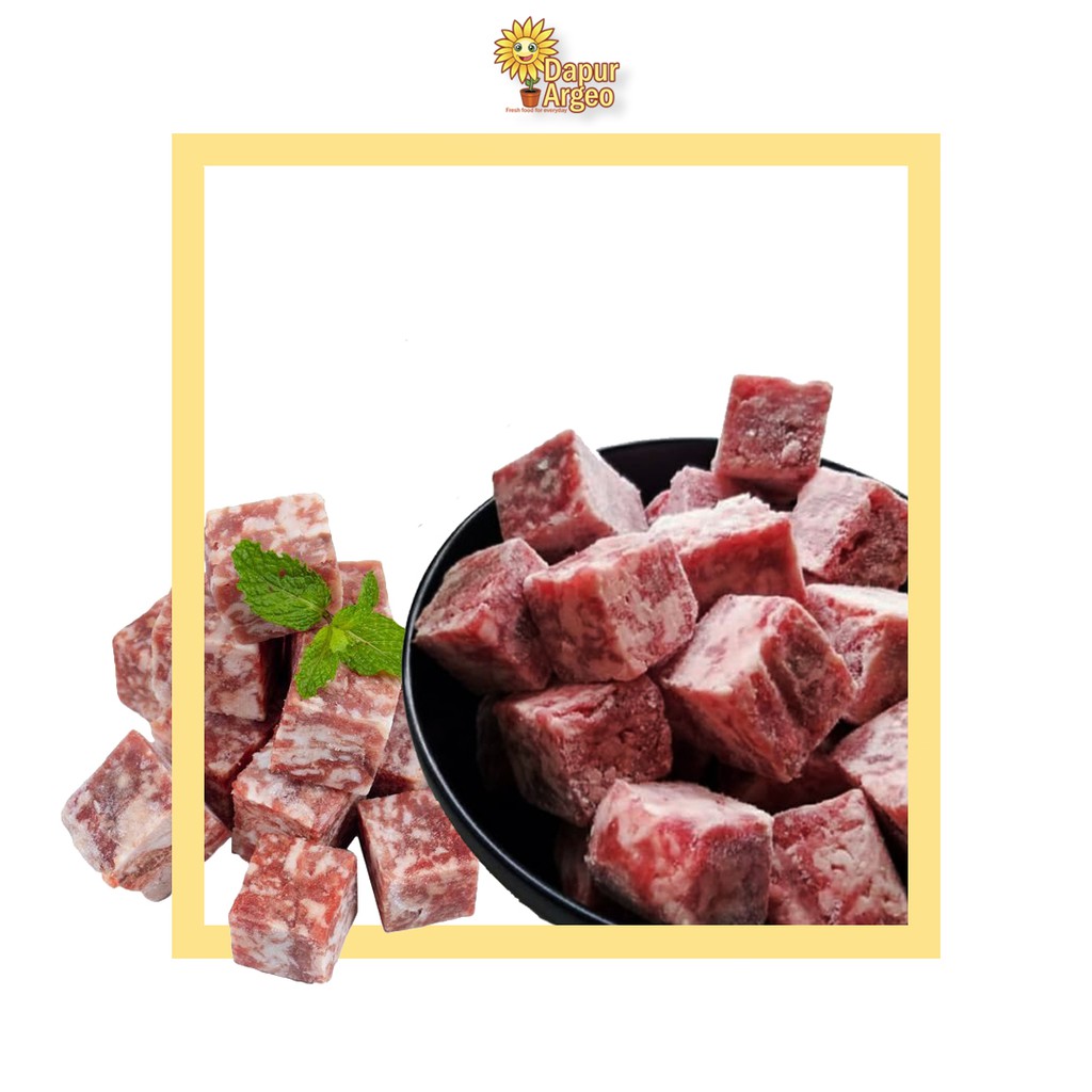 Jual Daging Wagyu Saikoro Dadu per 250g FROZEN | Shopee Indonesia
