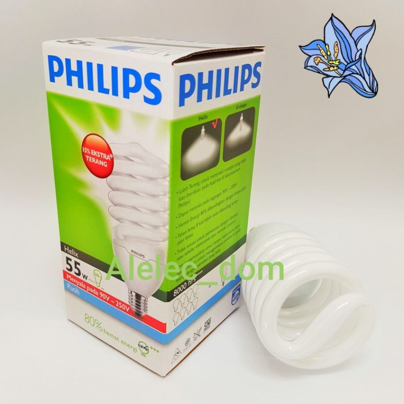 Jual Lampu Philips Helix Tornado 27w 35w 45w 55w Putih CDL | Shopee Indonesia