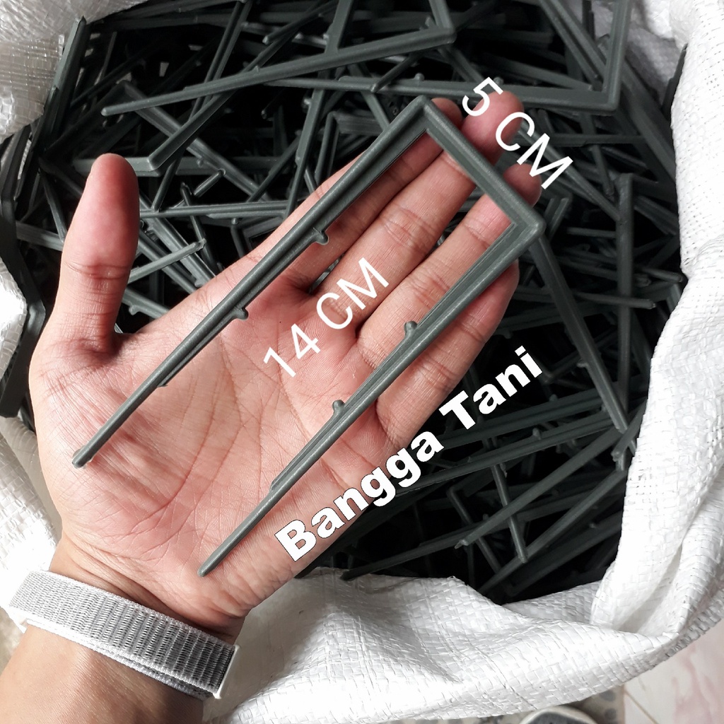Jual Pasak Penjepit Mulsa Panjang 5x14 cm 1 kg 150an Biji Sujen ...