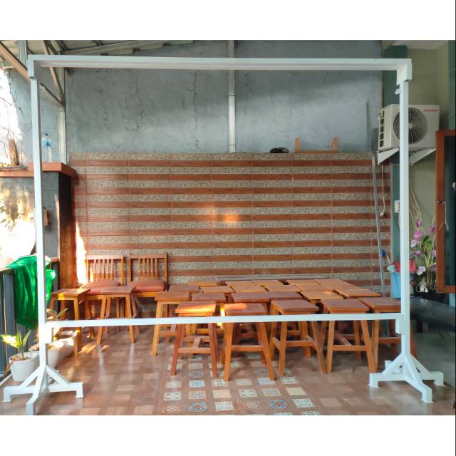 Jual Tiang Besi Dekorasi - Stand Backdrop | Shopee Indonesia