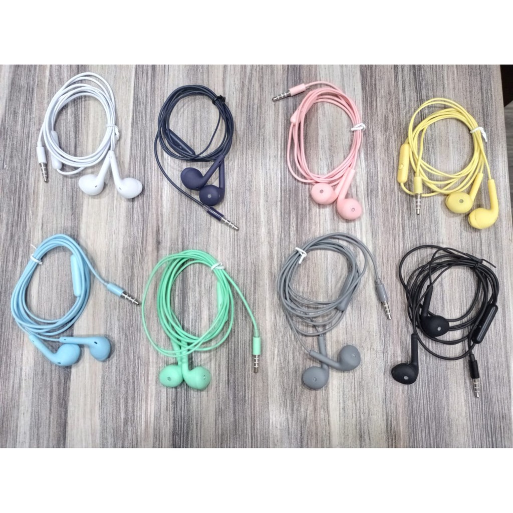 Jual HF HEADSET HANDSFREE earphone hf U19 MACARON MATE COLOR HIFI EXTRA ...