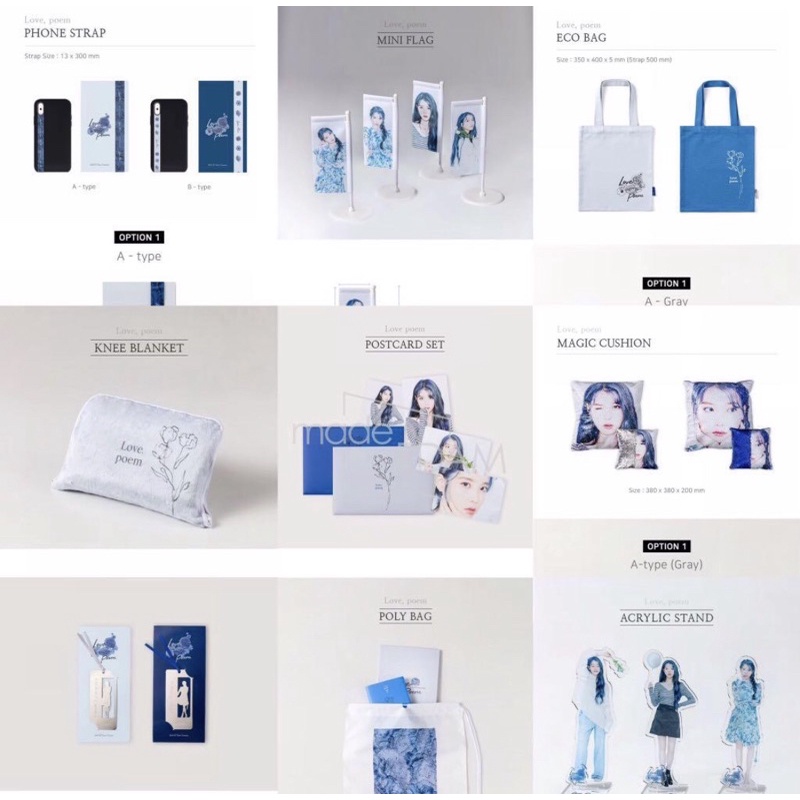Jual [READY STOCK] IU LOVE POEM MERCHANDISE (MD) | Shopee Indonesia