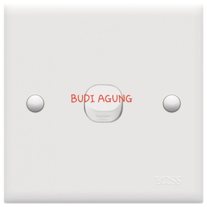 Jual Saklar Engkel Boss 1 way . saklar 1 tombol / 1 gang tipe B31/1/2a ...