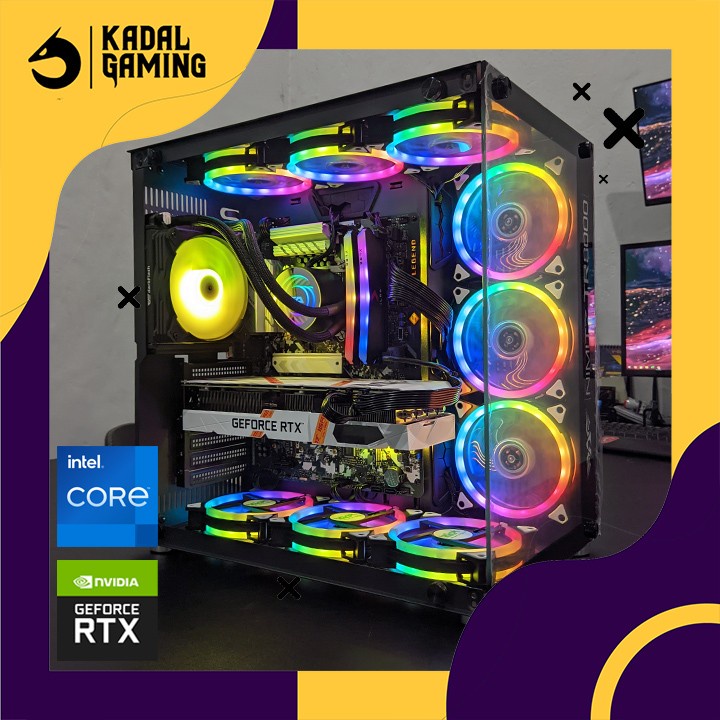 Jual PC GAMING HIGH INTEL CORE I7 12700F RTX ON 3050 32GB RAM EDITING ...