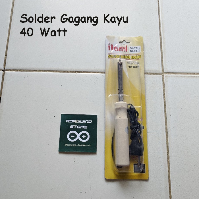 Jual Solder Kayu 40W 220V Soldering Iron Wood 40 Watt | Shopee Indonesia