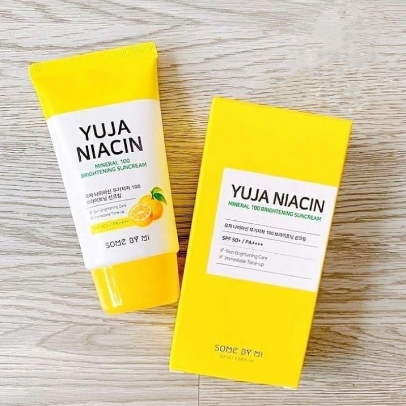 Jual SOMEBYMI Some by Mi Yuja Niacin Suncream (50ml) SPF 50 Sunscreen ...