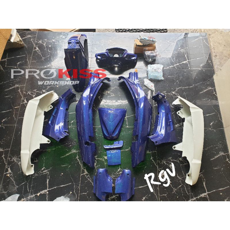 Jual body set rgv biru body set satria lumba | Shopee Indonesia