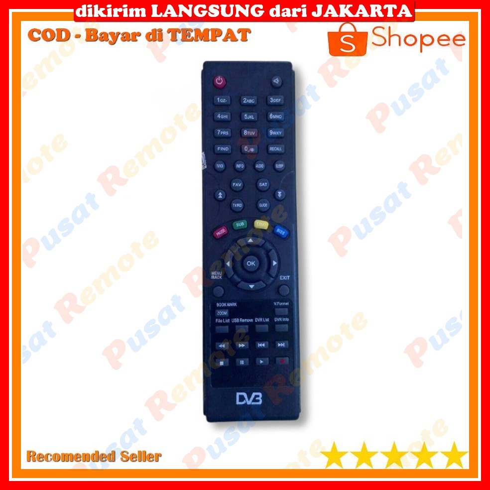 Jual Remot Remote Parabola Receiver TANAKA JURASSIC New SAKURA SAMURAI ...