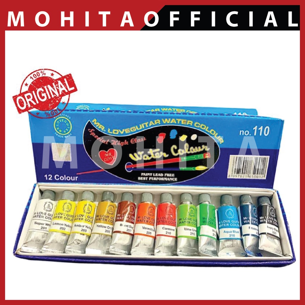 Jual cat air guitar/cat air lukis/cat poster/cat air/watercolor/cat air ...