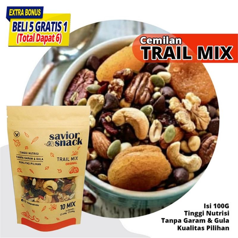 Jual Savior Snack | Trail Mix | Cemilan Diet Sehat | Mix Kacang ...