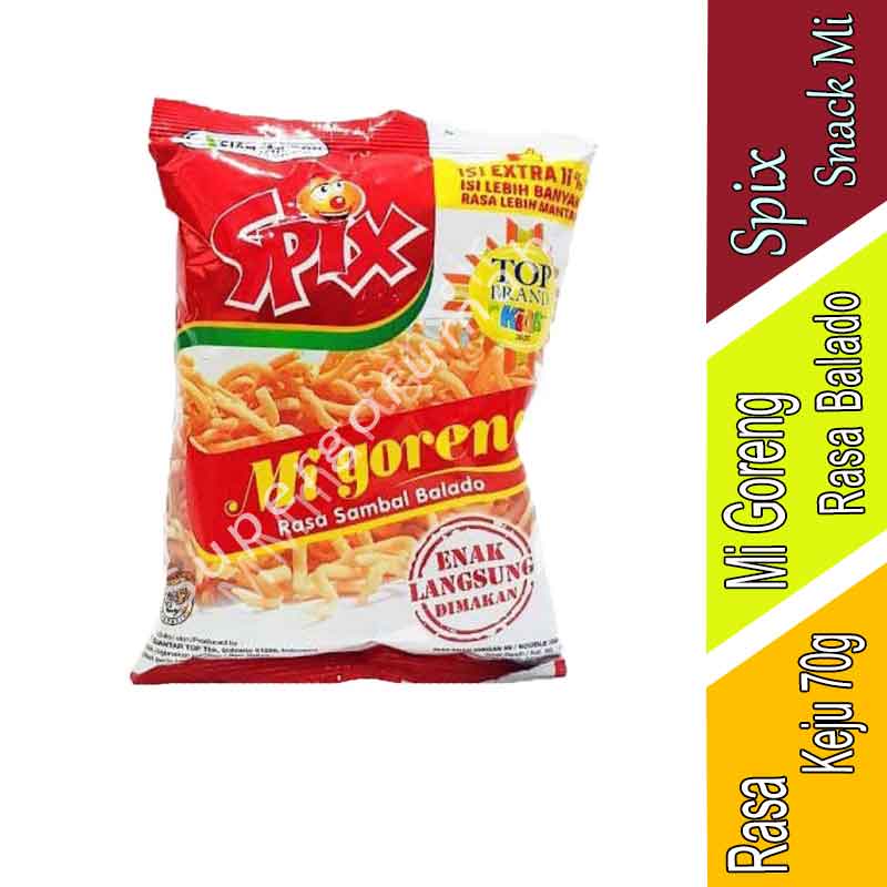 Jual SPIX - MI GORENG Snack - RASA SAMBAL BALADO - 45g | Shopee Indonesia