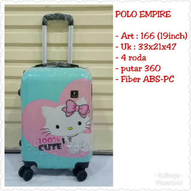 Jual KOPER FIBER 19 INCH MOTIF - 166 | Shopee Indonesia