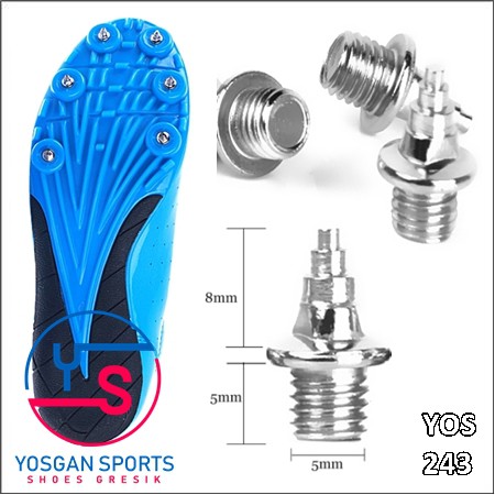Jual Paku Sepatu Spike/Lari Sprint Ukuran 8 mm Piramide | Shopee Indonesia
