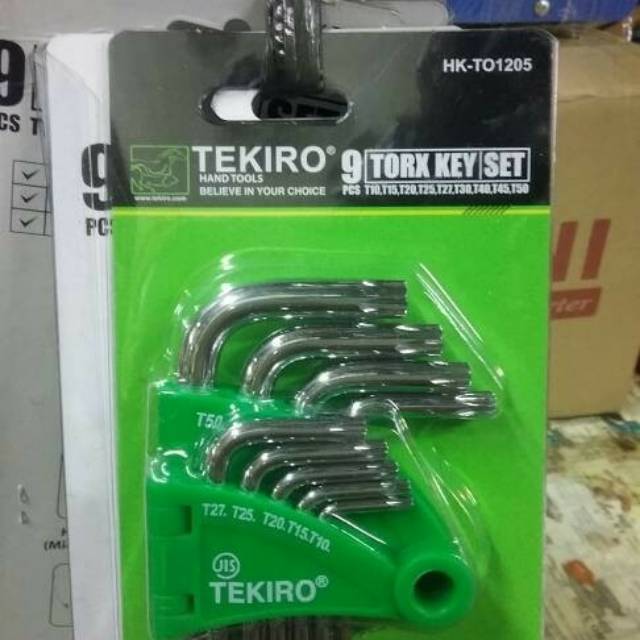 Jual Kunci L set bintang TEKIRO panjang 9 pcs | Shopee Indonesia