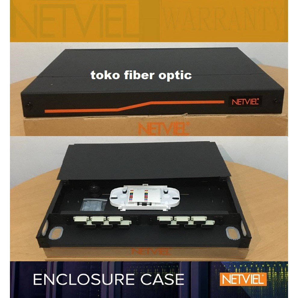 Jual Netviel OTB Rackmounted SC 4 port - 96 port Multimode | Shopee ...
