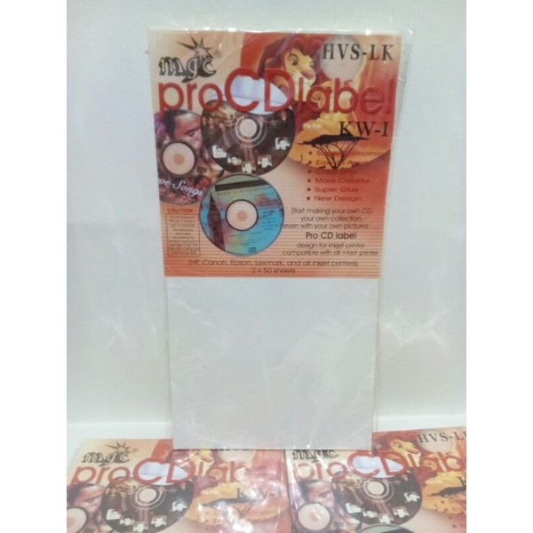 Jual Sticker Label Stiker CD DVD Bahan HVS | Shopee Indonesia