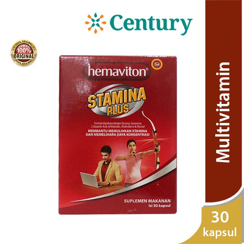 Jual Hemaviton Stamina Plus 30's | Shopee Indonesia
