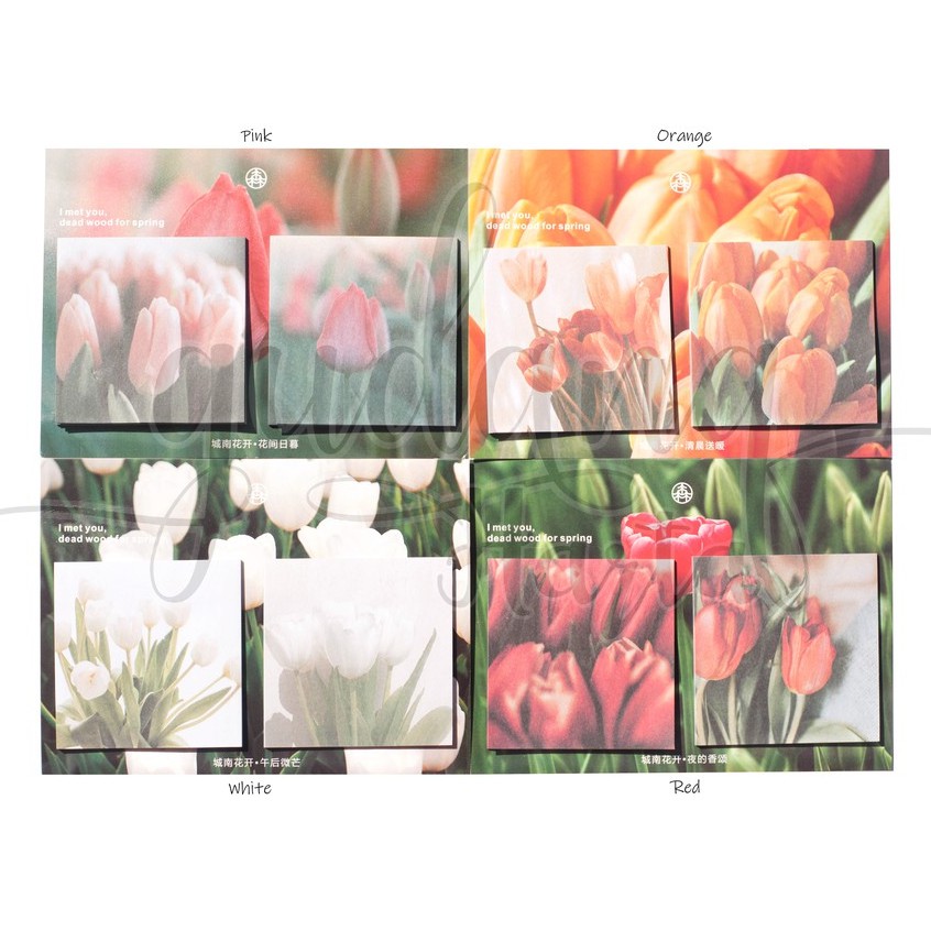 Jual Sticky Notes Tulip Set Memo Lucu DIY Scrapbook GH 301367 | Shopee ...