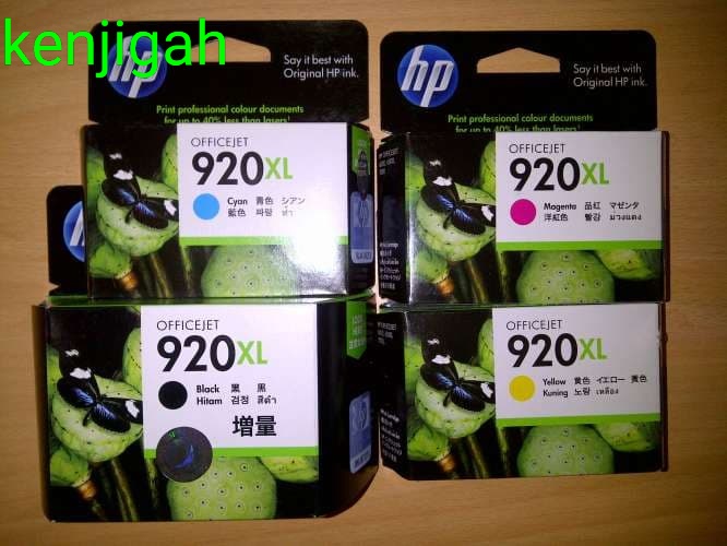 Jual PAKET TINTA HP 920 XL BLACK + COLOUR ORIGINAL | Shopee Indonesia