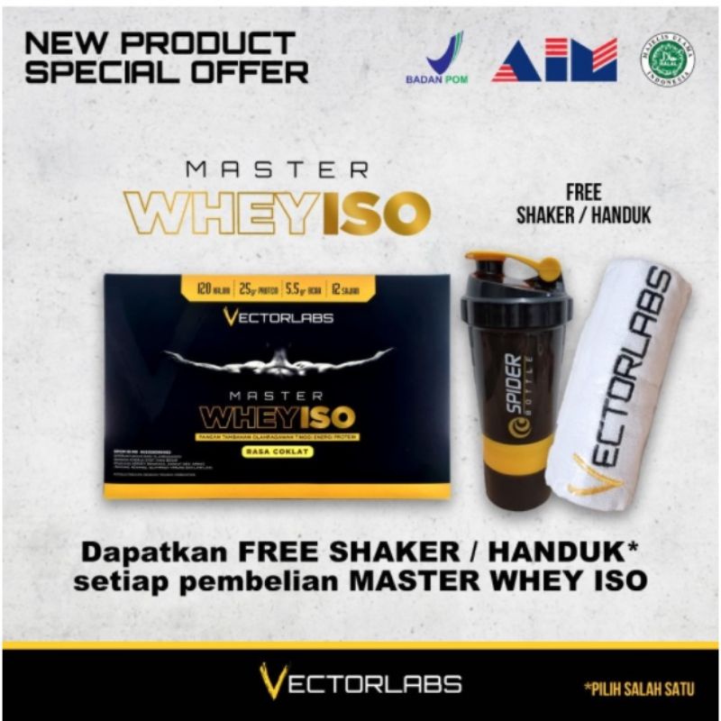 Jual Vectorlabs Master Whey Iso Whey Isolate Master Whey | Shopee Indonesia