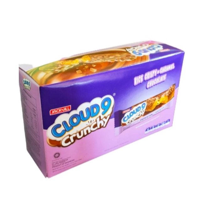 Jual Cloud 9 Crunchy Coklat Caramel isi 24 pcs ecer 500 | Shopee Indonesia