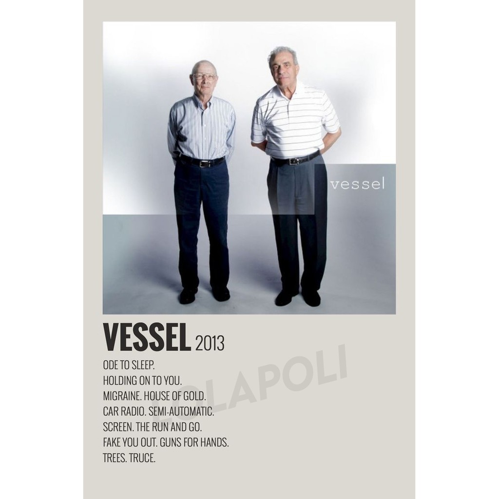 Jual Poster Cover Album Vessel - Twenty One Pilots | Shopee Indonesia