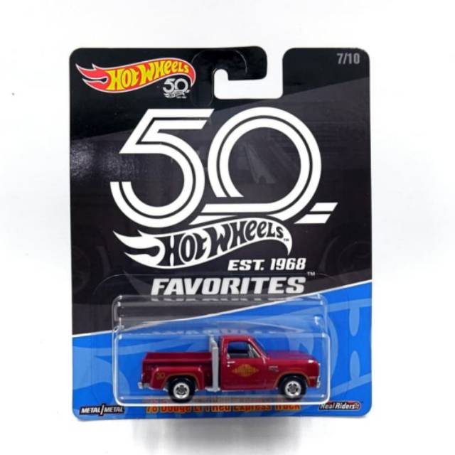 Jual Hotwheels 78 Dodge Red Express Truck 50th Car Culture Real Riders Diecast Hot Wheels Hw