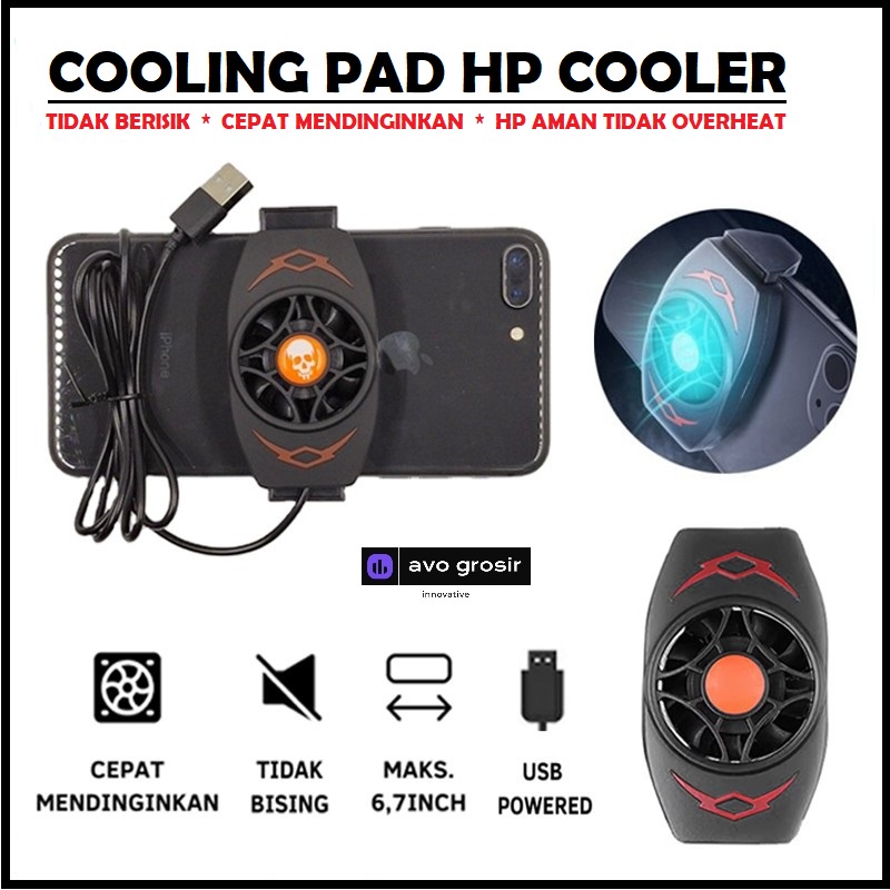 Jual Kipas Pendingin HP Cooling Pad Fan Cooler | Shopee Indonesia